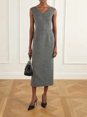 Dolce & Gabbana Stretch-wool Midi Dress