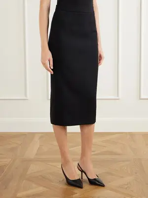 Dolce & Gabbana Stretch-wool Midi Skirt
