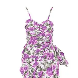 Chloé Bustier Midi Wallet Floral Dress
