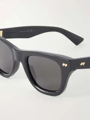 Bottega Veneta Square-frame Recycled Acetate Sunglasses