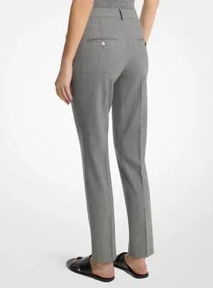 Michael Kors Samantha Stretch Wool Pants In Size By