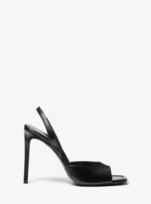 Michael Kors Marisa Leather Slingback Sandal