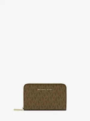 Michael Kors Small Logo Wallet In - One Size By Green