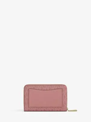 Michael Kors Small Logo Wallet In By - Pink