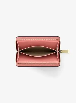 Michael Kors Small Logo Wallet In By - Pink