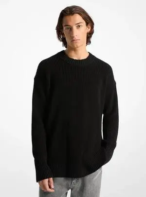 Michael Kors Ribbed Cotton Sweater