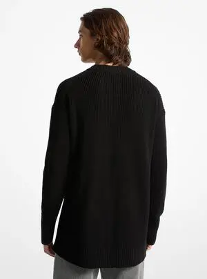 Michael Kors Ribbed Cotton Sweater