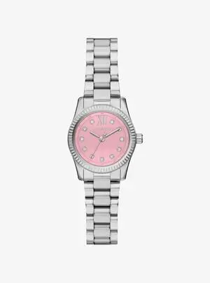 Michael Kors Petite Lexington Pavé -tone Watch In By - Silver
