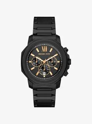 Michael Kors Oversized Prescott -tone Watch In By - Black