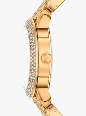 Michael Kors Pavé Phoebe -tone Watch In By