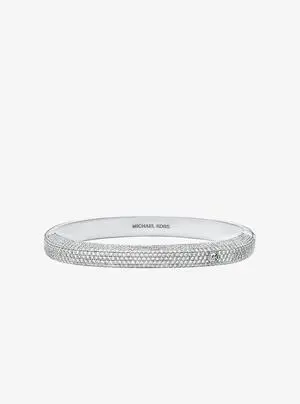 Michael Kors Pavé Square Bangle In By - Silver