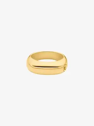 Michael Kors Square Ring In Size By - Gold