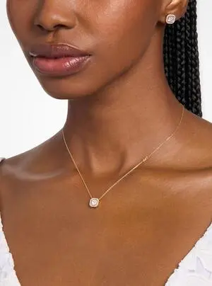 Michael Kors 14k Plated Sterling Silver Pavé Cubic Zirconia Pendant Necklace