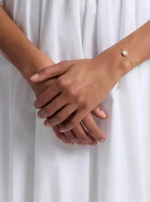 Michael Kors Pavé Slider Bracelet In -tone Sterling Silver With Cubic Zirconia