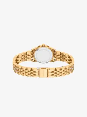 Michael Kors Petite Lexington Pavé -tone Watch In By