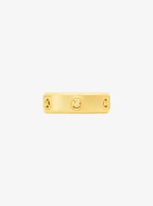 Michael Kors Logo Ring In Size By - Gold