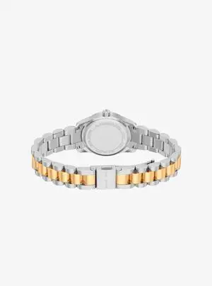 Michael Kors Petite Lexington Pavé Two-tone Watch In By