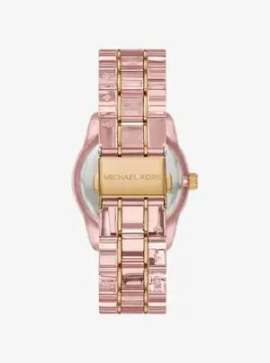 Michael Kors Bryant Pavé -tone And Acetate Watch In By