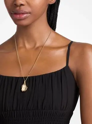 Michael Kors Suri -tone Watch Necklace