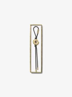 Michael Kors Initial -tone And Speckled Cord Bag Charm In By