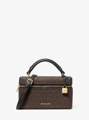 Michael Kors Jana Extra-small Signature Logo Convertible Crossbody Bag - Brown