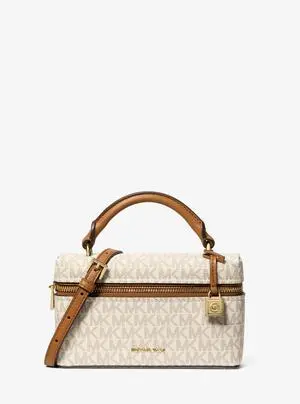 Michael Kors Jana Extra-small Signature Logo Convertible Crossbody Bag - Natural