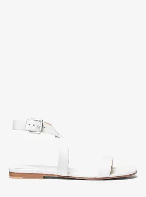 Michael Kors Bridgette Leather Sandal In Size By