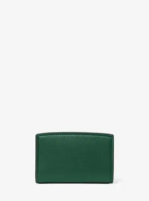 Michael Kors Bryant Medium Pebbled Leather Wallet In By