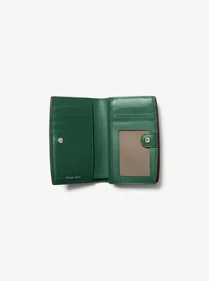 Michael Kors Bryant Medium Pebbled Leather Wallet In By