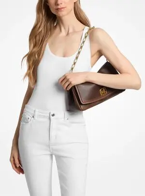 Michael Kors Bryant Large Leather Convertible Shoulder Bag In By