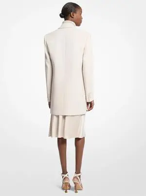 Michael Kors Double Crepe Sablé Boyfriend Blazer