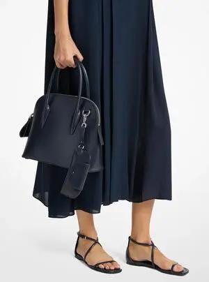 Michael Kors Polly Leather Low Heel Sandals