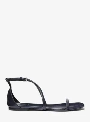 Michael Kors Polly Leather Low Heel Sandals