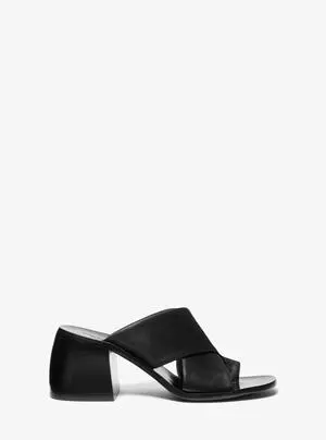 Michael Kors Meghan Leather Mule