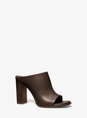 Michael Kors Stacked Heel Mules Clogs For Women