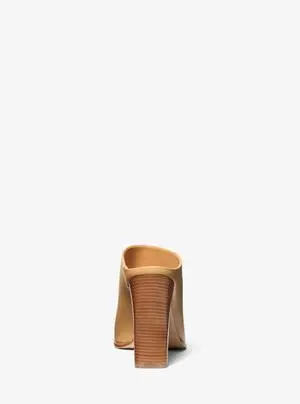 Michael Kors Natasha Leather Mule - Natural