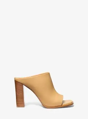 Michael Kors Natasha Leather Mule - Natural