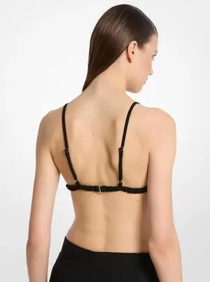 Michael Kors Stretch Wool Bralette In Size By