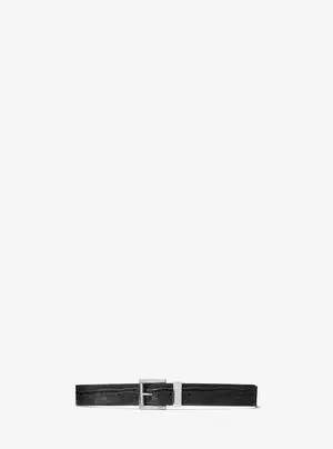 Michael Kors Leather Waist Belt - Black