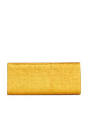 RENNK Renk Moire Diane Clutch - Saffron