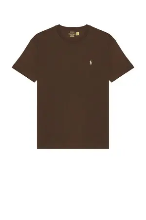Polo Ralph Lauren Crewneck T-shirt In Brown - Nutmeg Brown