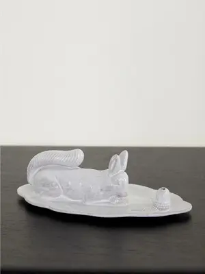ASTIER DE VILLATTE Squirrel Porcelain Incense Holder - White