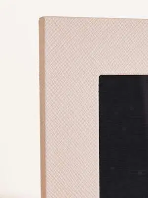 Smythson Panama Textured-leather Picture Frame