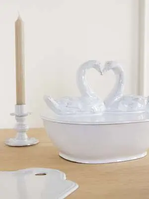 ASTIER DE VILLATTE Cygne Porcelain Box