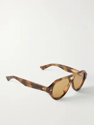 Bottega Veneta Dizzy Aviator-style Recycled-acetate Sunglasses