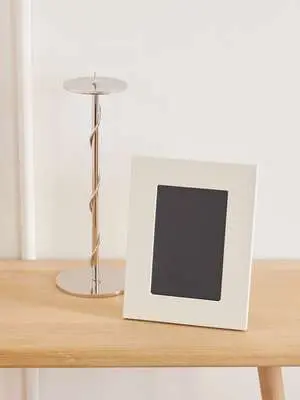 Smythson Panama Textured-leather Picture Frame