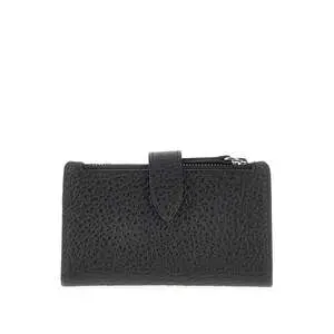 MAISON MARGIELA Grain Leather Bi-fold Cardholder - Black