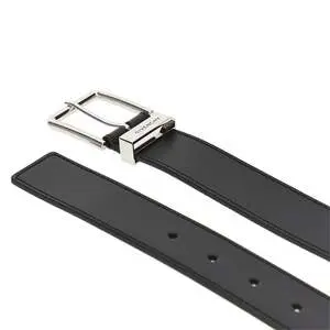 Givenchy Leather Clássique Belt With Silver-finished Buckle