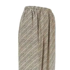 Balenciaga Monogram Print Wide Leg Pants - Beige
