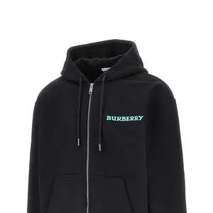 Burberry Heritage Logo Print Full-zip Hoodie